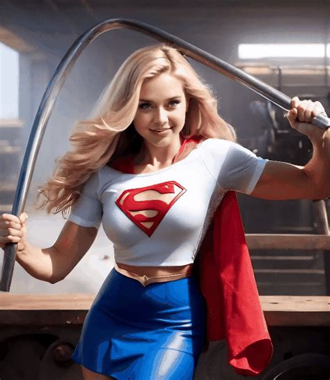 Supergirl Bar Bend By Larafan On Deviantart