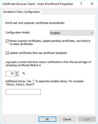 Update Certificates That Use Certificate Templates Cardtemplatemyid