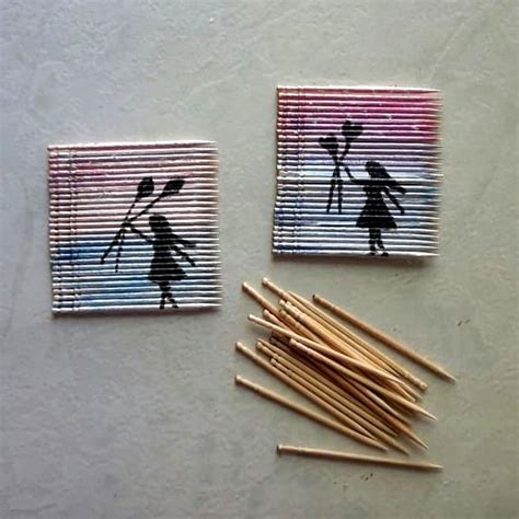 10 Best Toothpick Diy Ideas For Home Decor • Shilpideacom