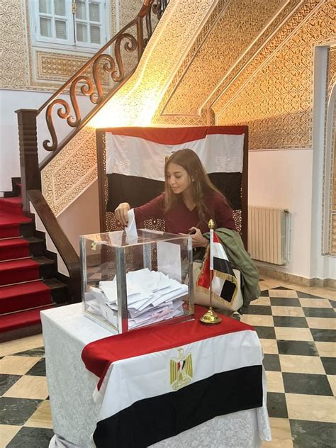المصريون بالجزائر يدلون بأصواتهم في ثاني أيام الانتخابات الرئاسية صور