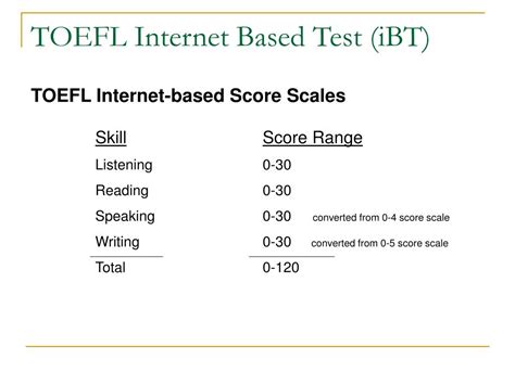 Ppt Understanding The Toefl Test Powerpoint Presentation Free Download Id 89392