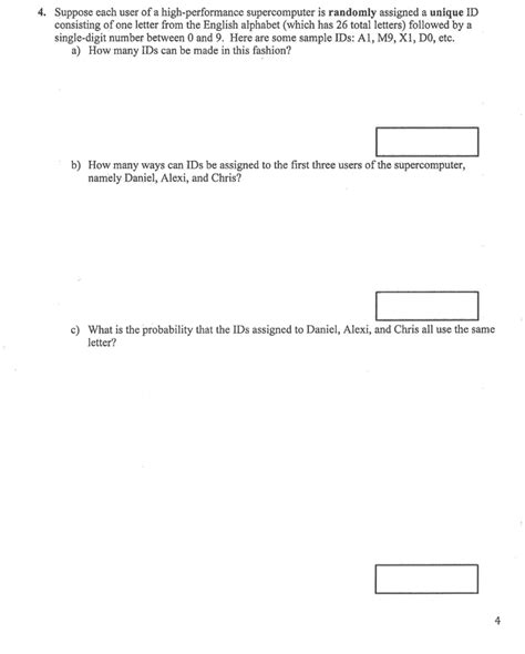 Solved Suppose Each User Of A High Performance Supercomputer Chegg