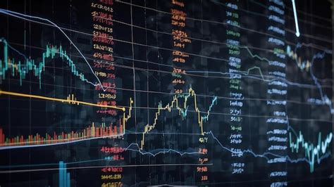 Datos Financieros Complejos Mostrados En Gráficos Y Gráficos Digitales