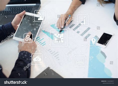Microchip Cpu Processor Microcircuit Computing Engineering Stock Photo