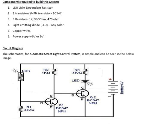 Ldr Applications Schematic Circuit Diagram