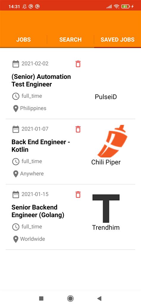 Github Isaiascuvulasearchremotejob Android App Using Kotlin Mvvm