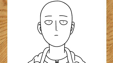 How To Draw Saitama Step By Step One Punch Man YouTube