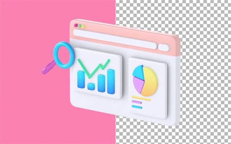 Premium Psd Online Marketing Financial Report Chart Data Analysis And