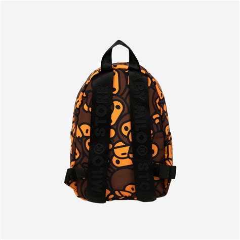 베이프 올 베이비 마일로 미니 백팩 브라운 Bape Kream