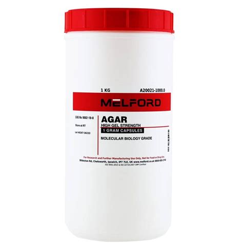 Melford Agar Capsules 1 Kgmedios Y Aditivos Para Medios