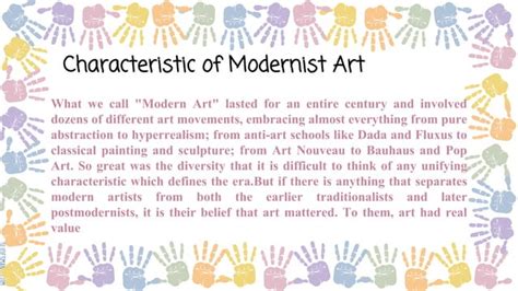 The Function Of Art In Modernism 110 Ppt