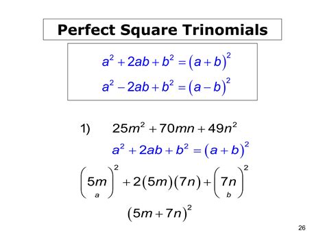 Complete Factoring Rules In Grade 8 Math Ppt