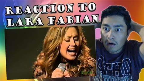 Lara Fabian Je Suis Malade Reaction Youtube