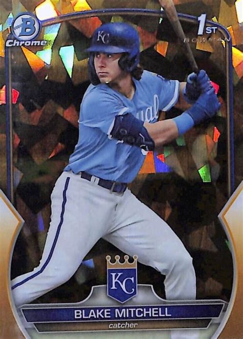 Blake Mitchell 2023 Bowman Draft Sapphire Edition Chrome Gold BDC