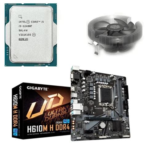 I5 12400f 12th Gen Motherboard Processor With Gigabyte H610m