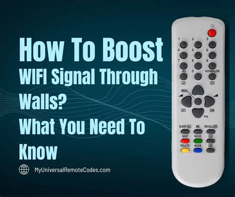 How To Boost Wifi Signal Through Walls What You Need To Know