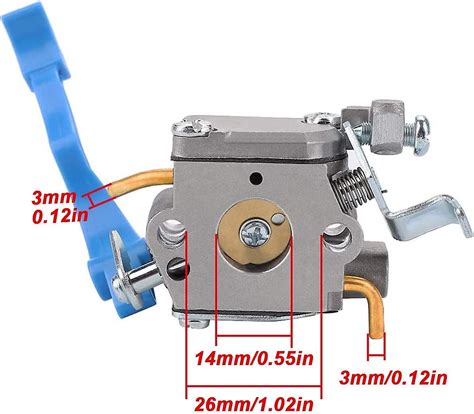 Carburateur avec filtre à air 545112101 pour Husqvarna 125b 125bx 125bv