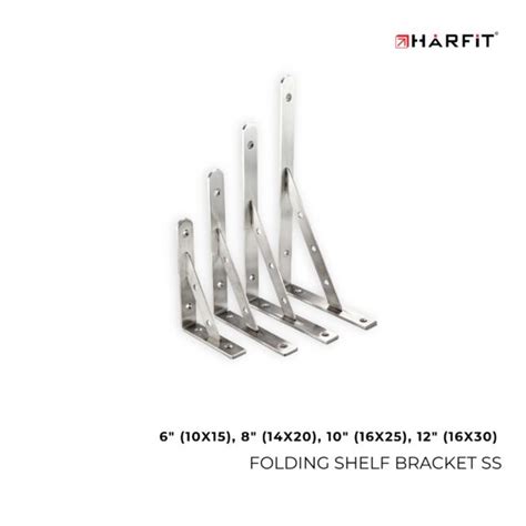 Folding Shelf Bracket Ss Harfit