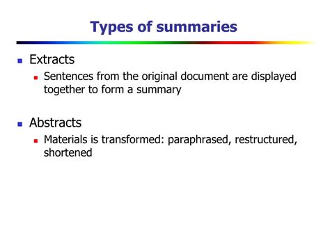 Ppt Text Summarization Powerpoint Presentation Free Download Id 4227282