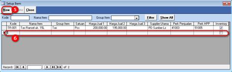 Menambahkan Barang Dagang Pada Krishand Invoicing