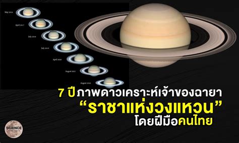 ภาพดาวเคราะห์เจ้าของฉายา “ราชาแห่งวงแหวน” ฝีมือคนไทยตลอด 7 ปี ที่ผ่านมา