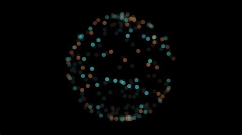 Circle Particle Effect Stock Video Footage For Free Download