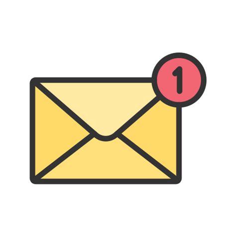 받은 편지함 아이콘 Generic Color Lineal Color