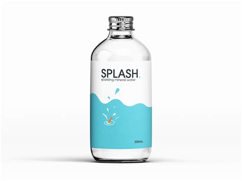 Label Design For Mineral Water Behance