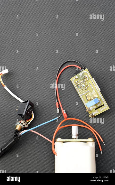 Parts For Electric Machine Motor Pcb Wires Potentiometer Switch