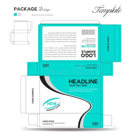 Supplements And Cosmetic Box Design Package Design Template Box