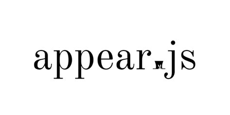 Appear Js DOM Element Tracker Bypeople