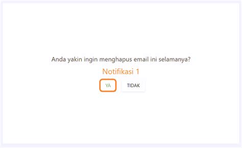 Cara Menghapus Pengaturan Email Notifikasi Penjawab Otomatis