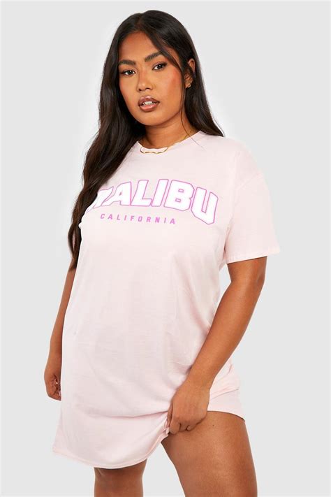 Plus Size T Shirt Dresses Boohoo Uk
