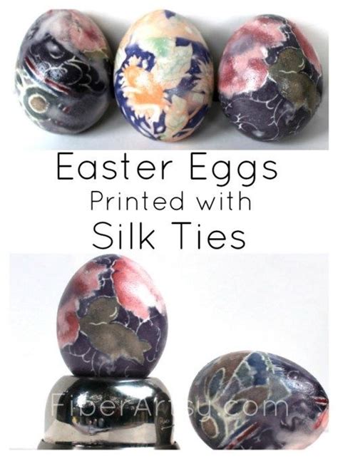 Coloring Easter Eggs With Silk Ties Coloring Easter