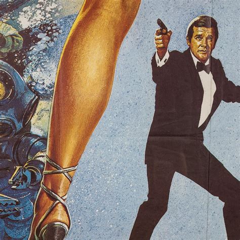 Original French Release James Bond For Your Eyes Only Poster C1983