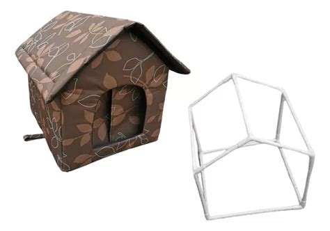 Refugio Para Gatos Callejeros Casa Para 44cmx40cmx42cm Cuotas Sin