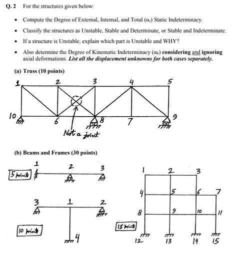 Solved Q 2 For The Structures Given Below • Compute The