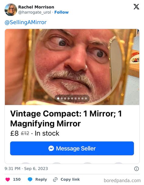 This Page Shares Pics Of People Trying To Sell Mirrors And Its Comedy