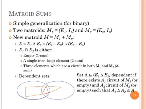 ppt matroid secretary for regular and decomposable matroids