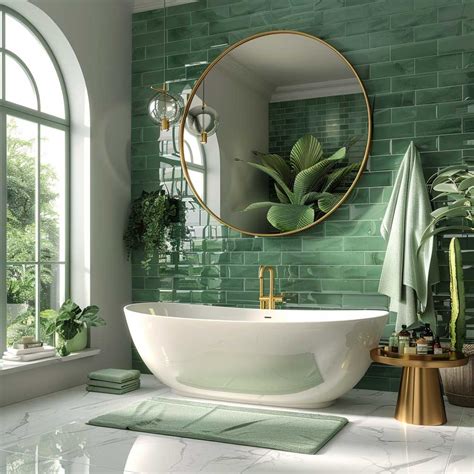 7 Gorgeous Green Bathroom Tile Inspiration Tips ArtFasad