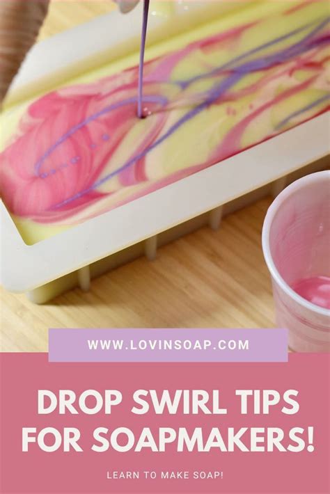 Pink And Purple Drop Swirl Soap Design Artofit