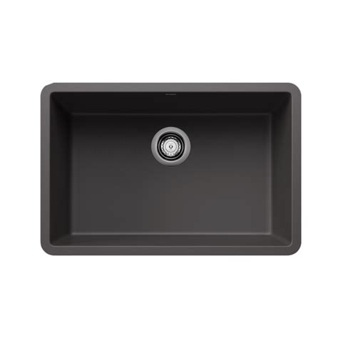 Blanco Precis 27 Single Bowl Silgranit Undermount Kitchen Sink — Rise
