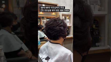 50대 60대 세련된 사모님머리 가을 추천 지라시 거지컷 보브단발 숏컷 컷트단발 청담동사모님머리 Youtube