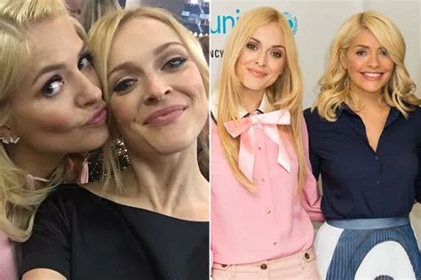 Holly Willoughby Gives Fearne Cotton A Kiss In Sweet Snap To Mark Bffs