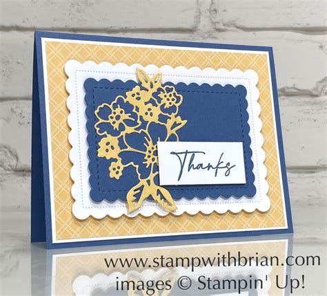 Sneak Peek Hand Penned Petals And Scalloped Contours Stamp With Brian