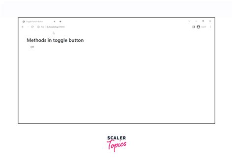 bootstrap toggle button scaler topics