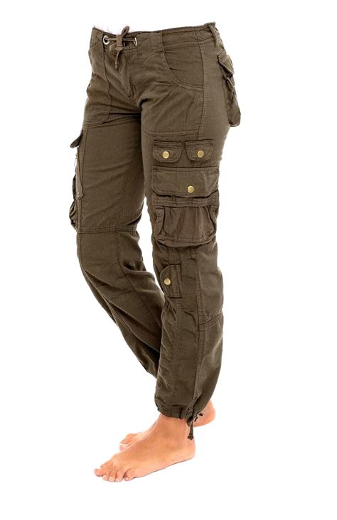 Jack David Womens Cargo Utility Work Hiking Army Military Multi Pockets