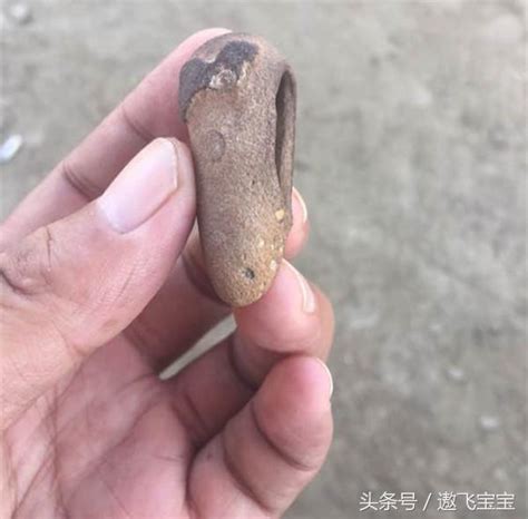 男子工作時發現小塊奇石，拿起來看後，瞬間樂壞了 每日頭條
