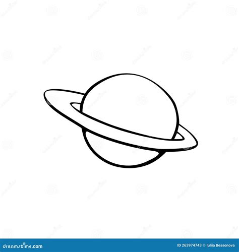 Saturn Black And White Clip Art