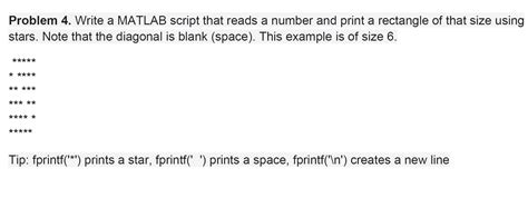 Solved Problem Write A MATLAB Script That Reads A Number Chegg Com